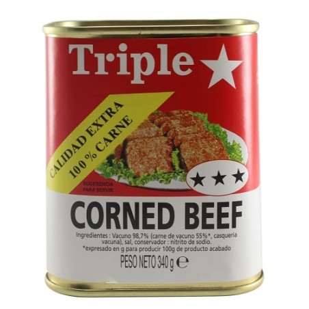 Carne beef, corned beef, carne beefy